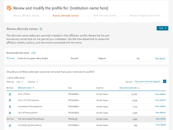 Institution Profile Wizard – Dana Kite – The UX Hero You Need